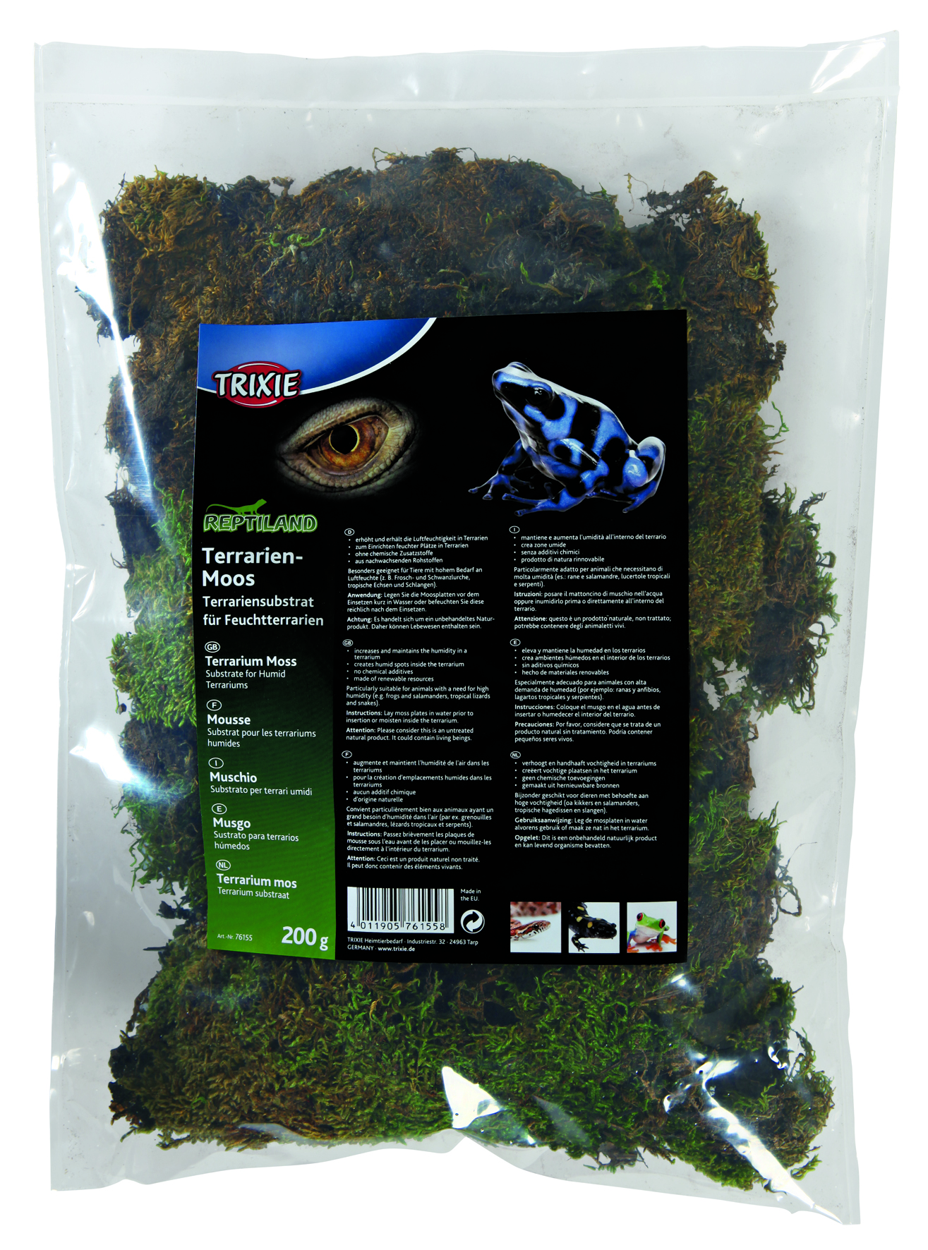 Trixie Terrarienmoos - Natürliches Moos für Feuchtterrarien ...